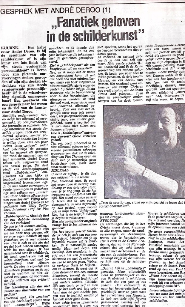 Gesprek met André Deroo « Dirks Blog